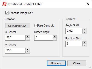 Rotational Gradient Filter