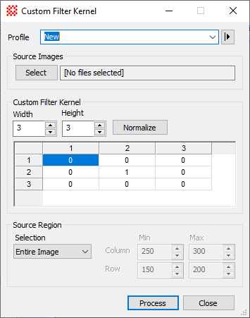 Custom Filter Kernel