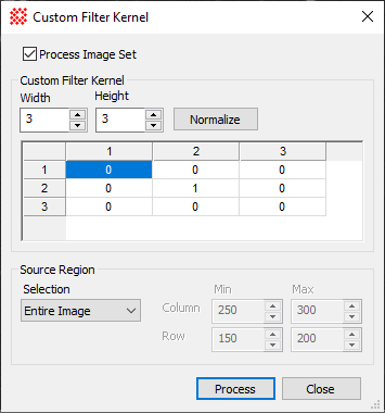 Custom Filter Kernel