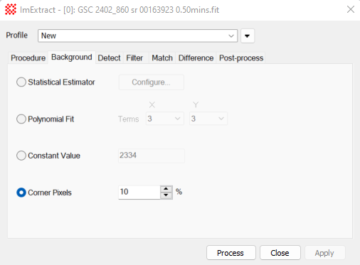 Mira Pro x64 User's Guide - Background page
